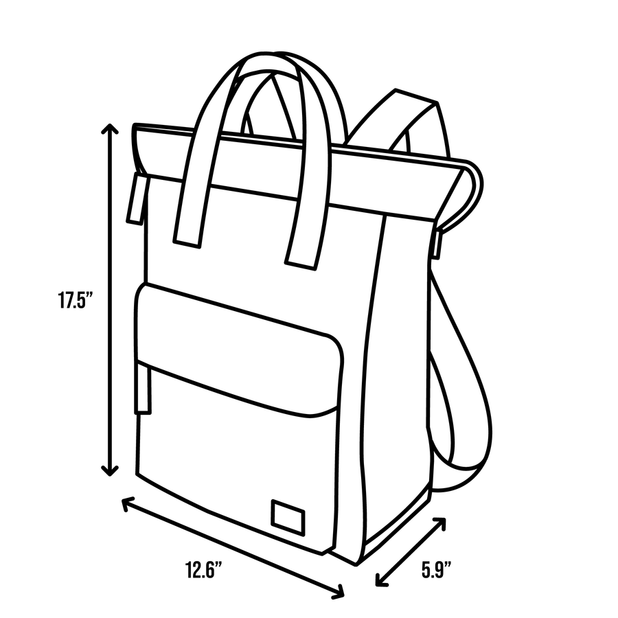 BANTRY SIZE GUIDE | RECYCLED BACKPACKS | ORI LONDON – ORI London